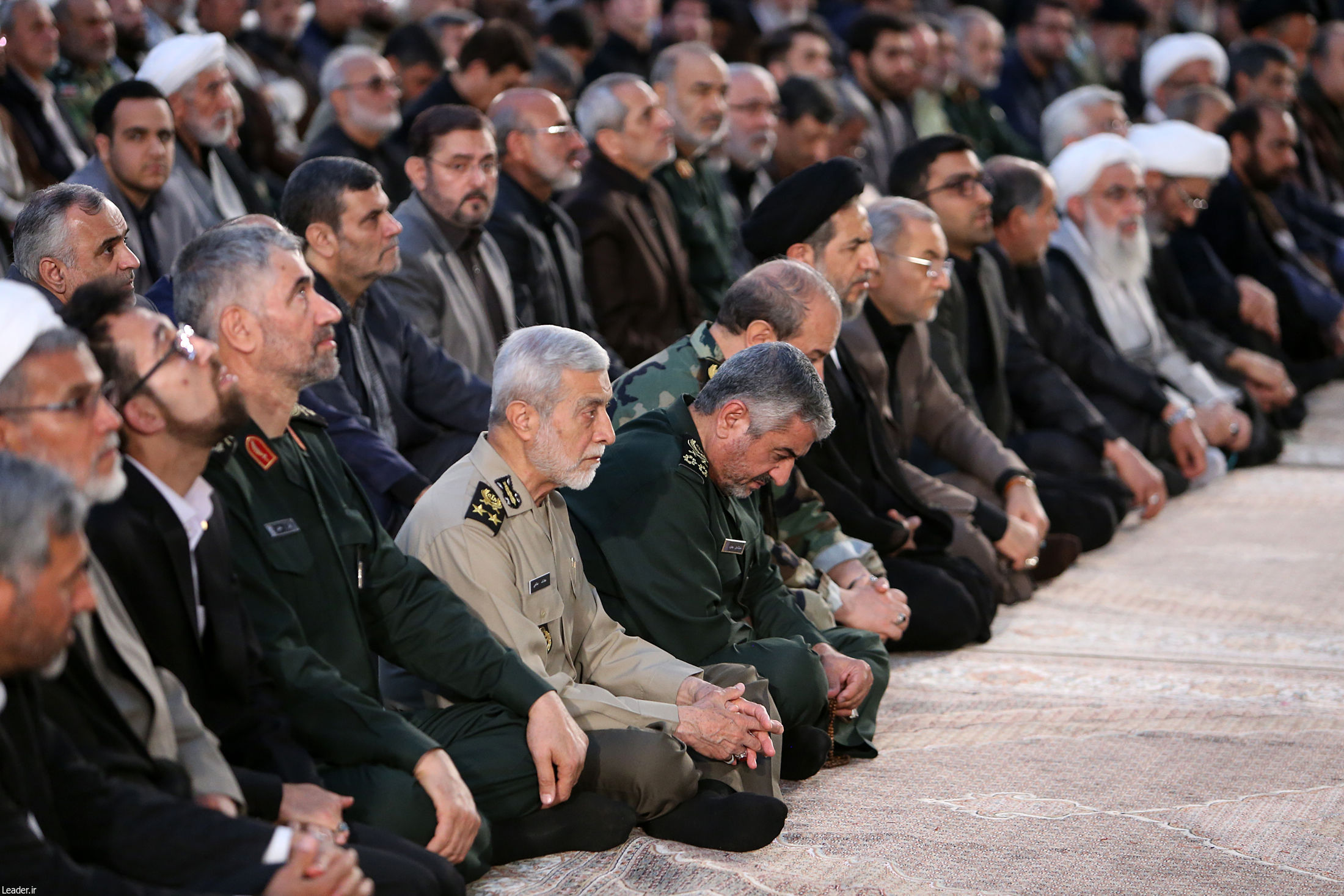 Ayatollah Khamenei delivering a speech at Imam Khomeini’s mausoleum ...